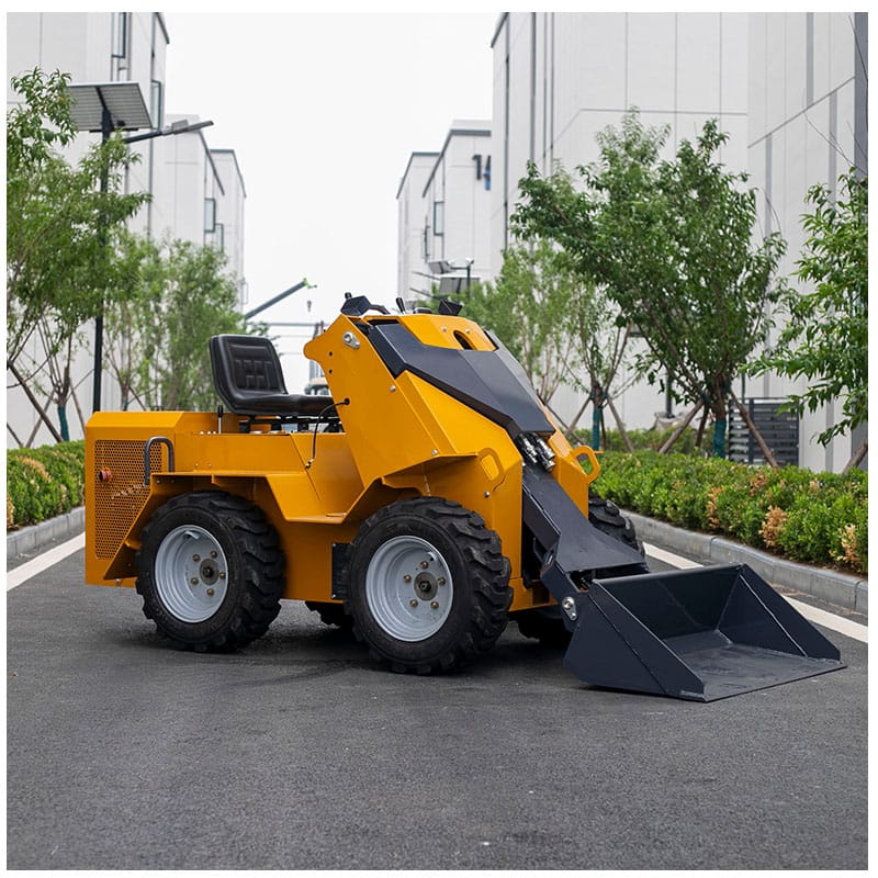 S490 Mini Small Skid Steer Loader Electric wheel loader - Total ...